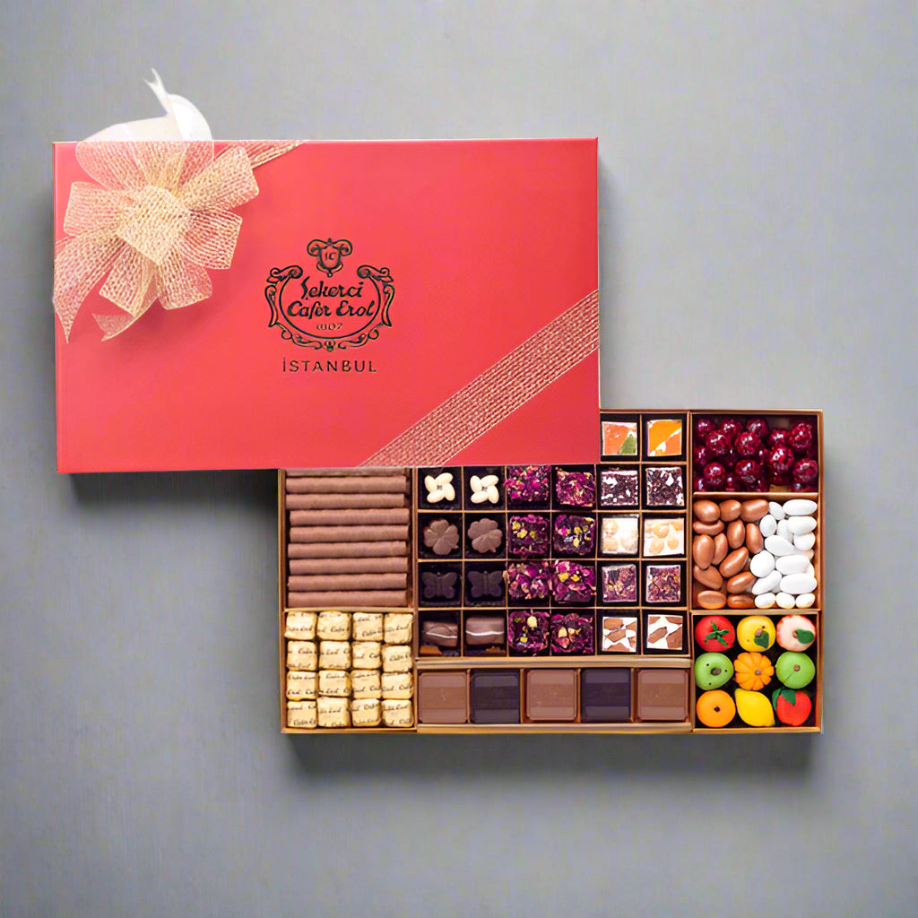 Big Gift Set - Assorted Delights Box with 9 compartments (1640gr)